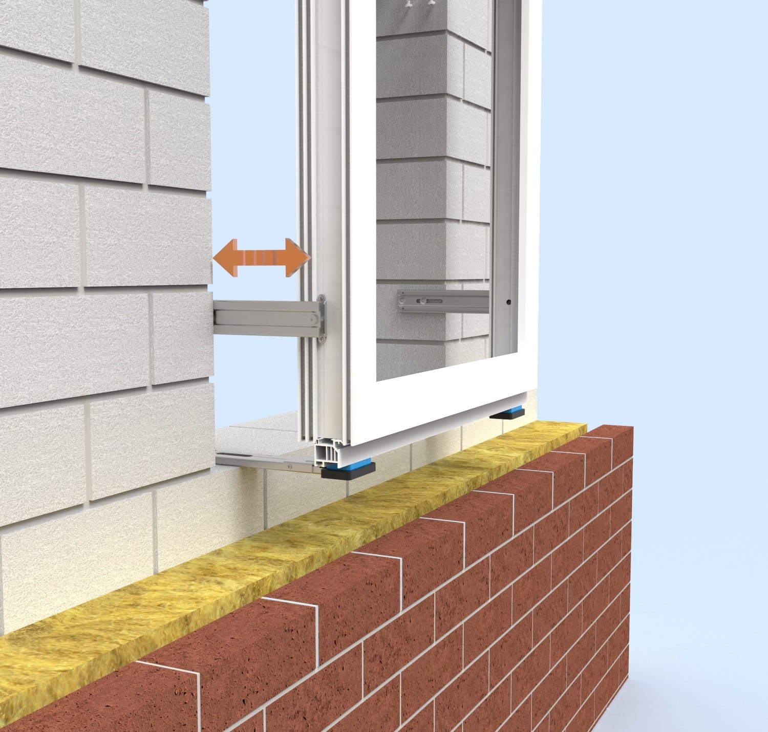 SFS ermöglicht Vorwandmontage mit abZ - Glas Fenster Fassade