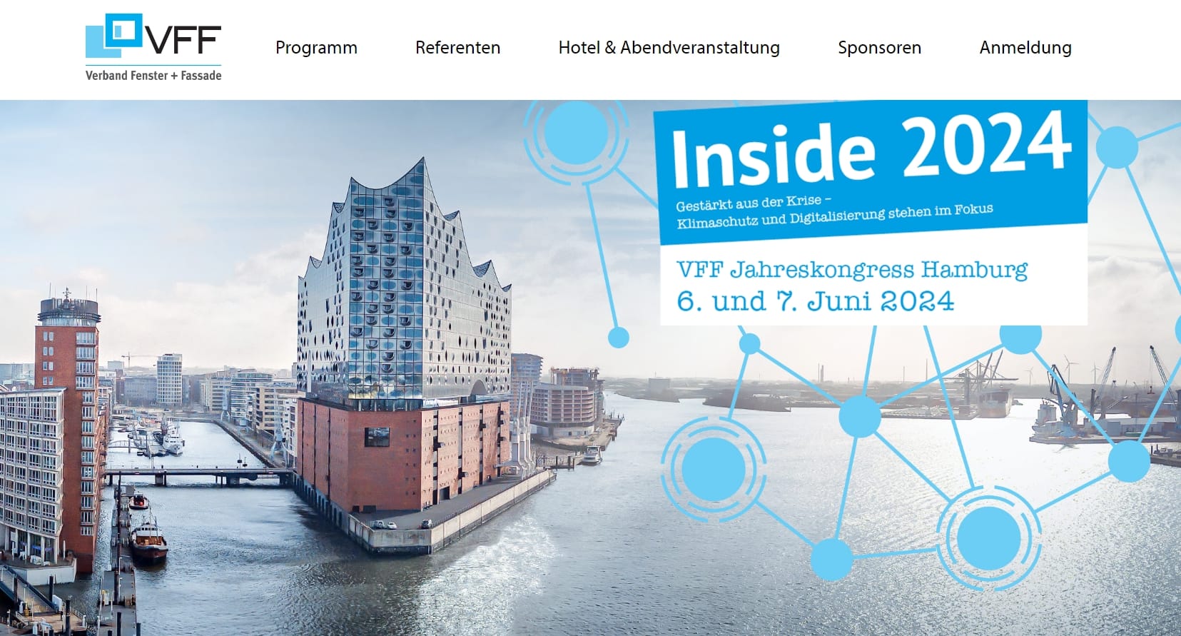 VFF lädt zum Jahreskongress 2024 in Hamburg ein - Glas Fenster Fassade